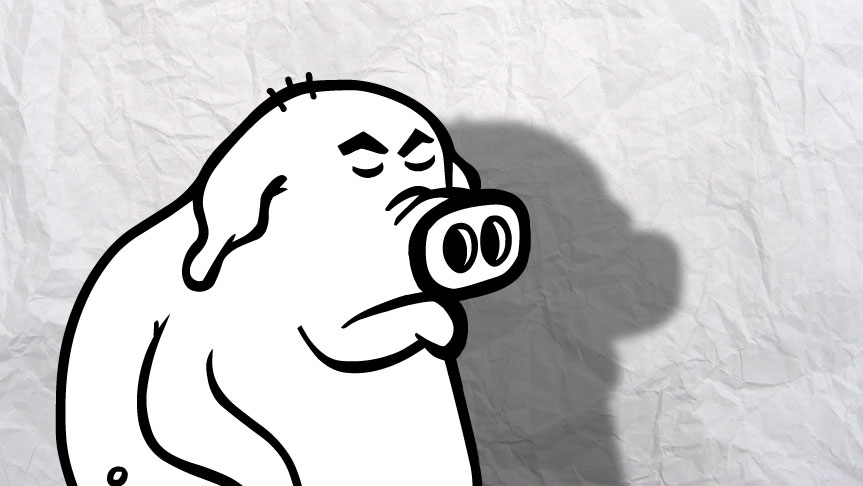 Captive bolt stunning - Humor - pig333, pig to pork community