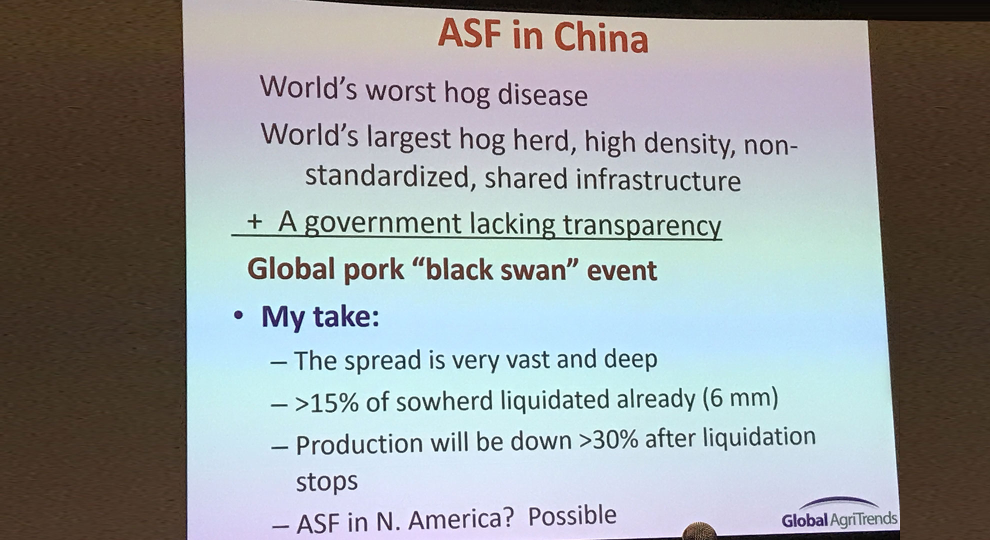 AASV 2019 - Reports - pig333, pig to pork community