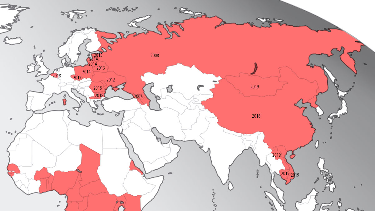 ASF: Global swine professionals share experiences experiences ...
