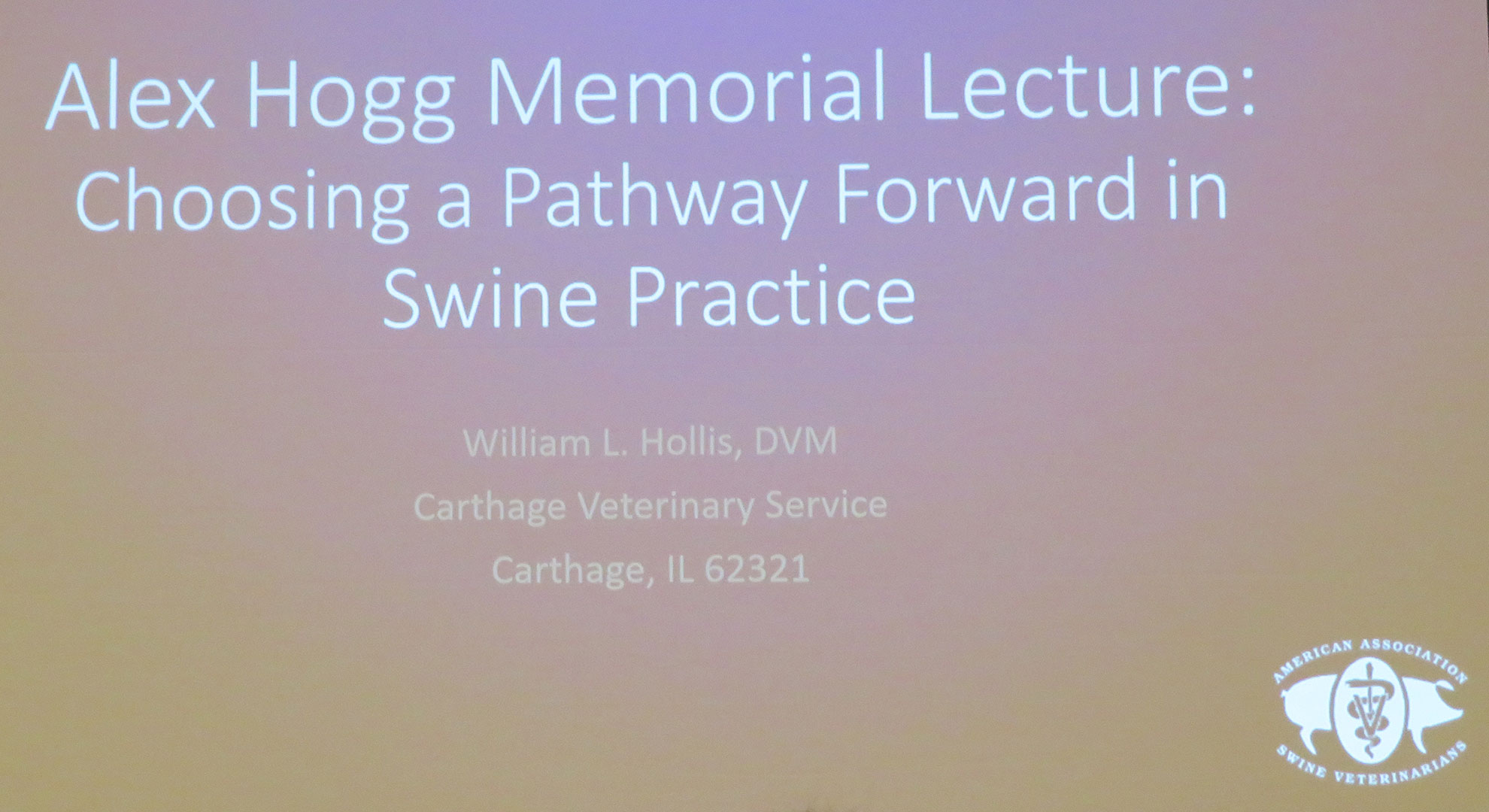 AASV 2020 - Reports - pig333, pig to pork community