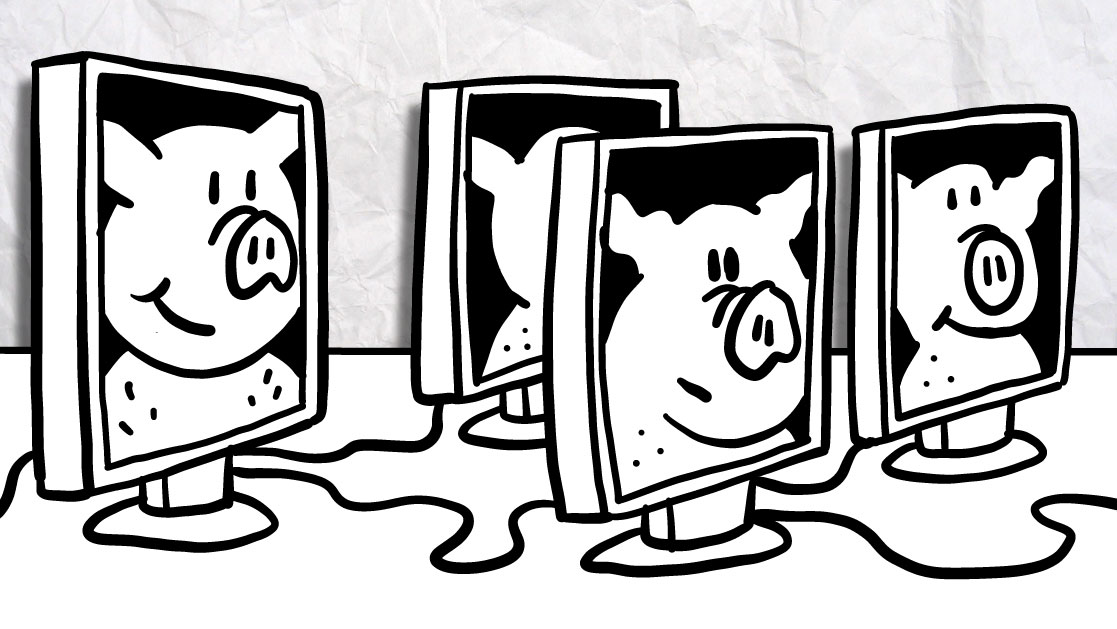 Going virtual - Humor - pig333, pig to pork community