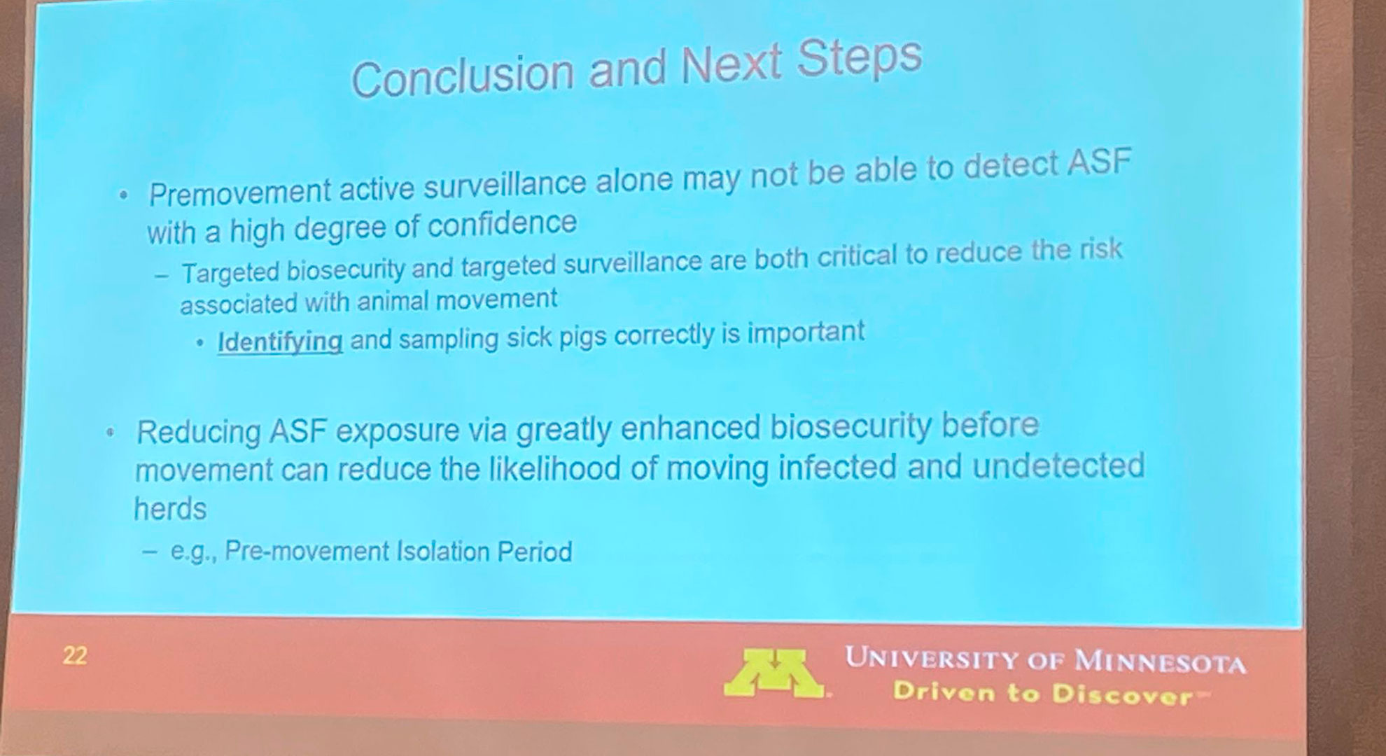 AASV 2023 - Reports - pig333, pig to pork community